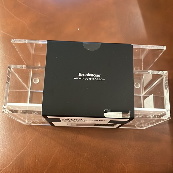 Brookstone | Office | Brookstone Acrylic Desktop Organizer And Infinity ...